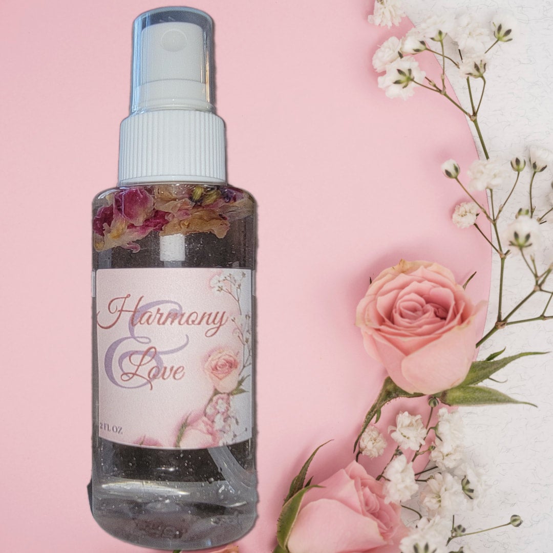 Harmony & Love Aura Spray by Mystic Splendor | Mystic Splendor, LLC Harmony & Love Aura Spray by Mystic Splendor | Mystic Splendor, LLC